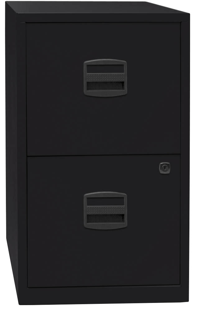 BISLEY Home PFA 2 Hängeregistraturschrank schwarz 2 Schubladen 41,3 x 40,0 x 67,2 cm >> büroshop24