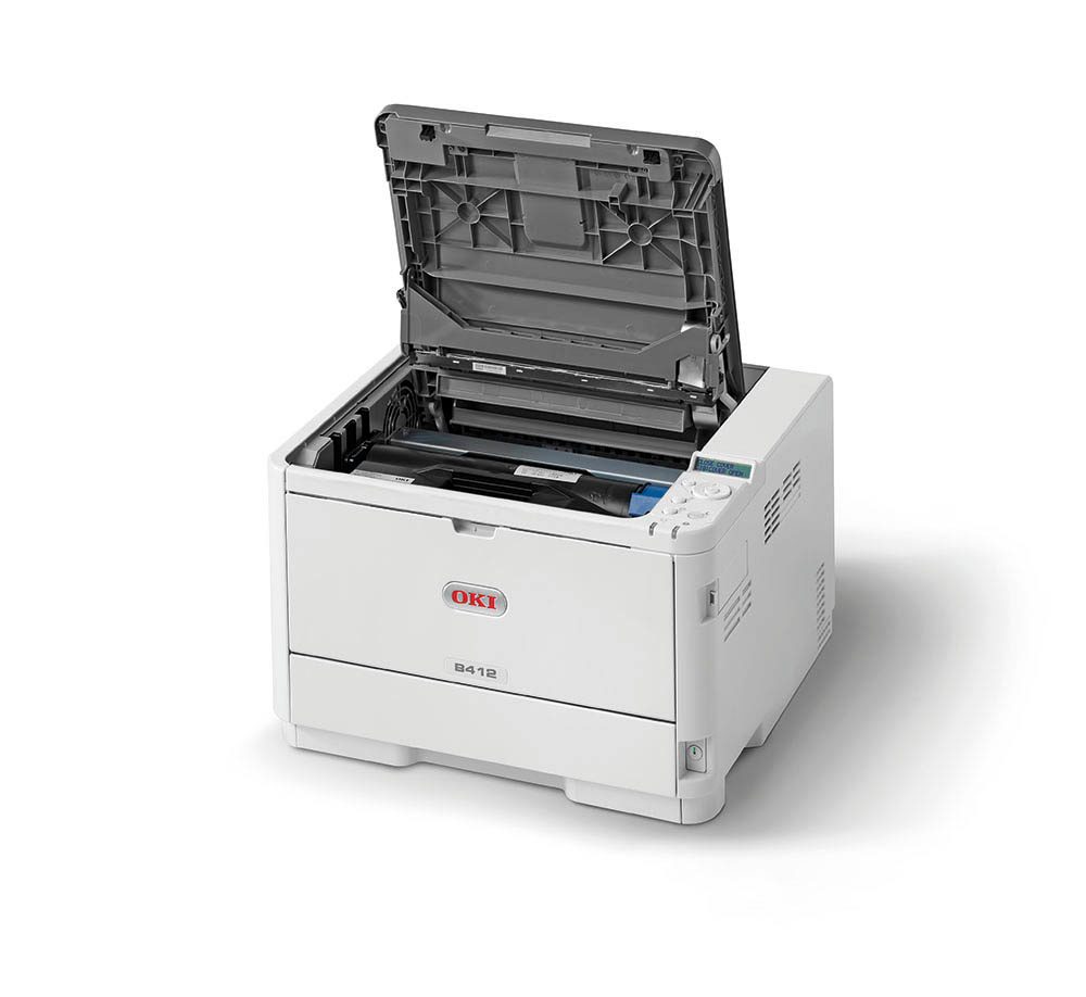 OKI B412dn Laserdrucker grau