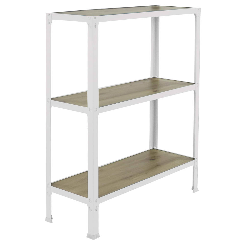 Simonrack Regal SIMONHOME CLICK MINI 8425437137020 weiß, eiche 80,0 x 30,0 x 90,0 cm >> büroshop24