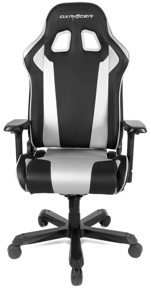 DXRacer Gaming Stuhl King Serie GroBe XL OH KA99 NW Kunstleder weiB buroshop24