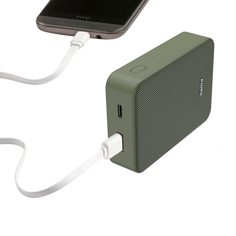 hama Colour 10 Powerbank 10.000 mAh grün >> büroshop24